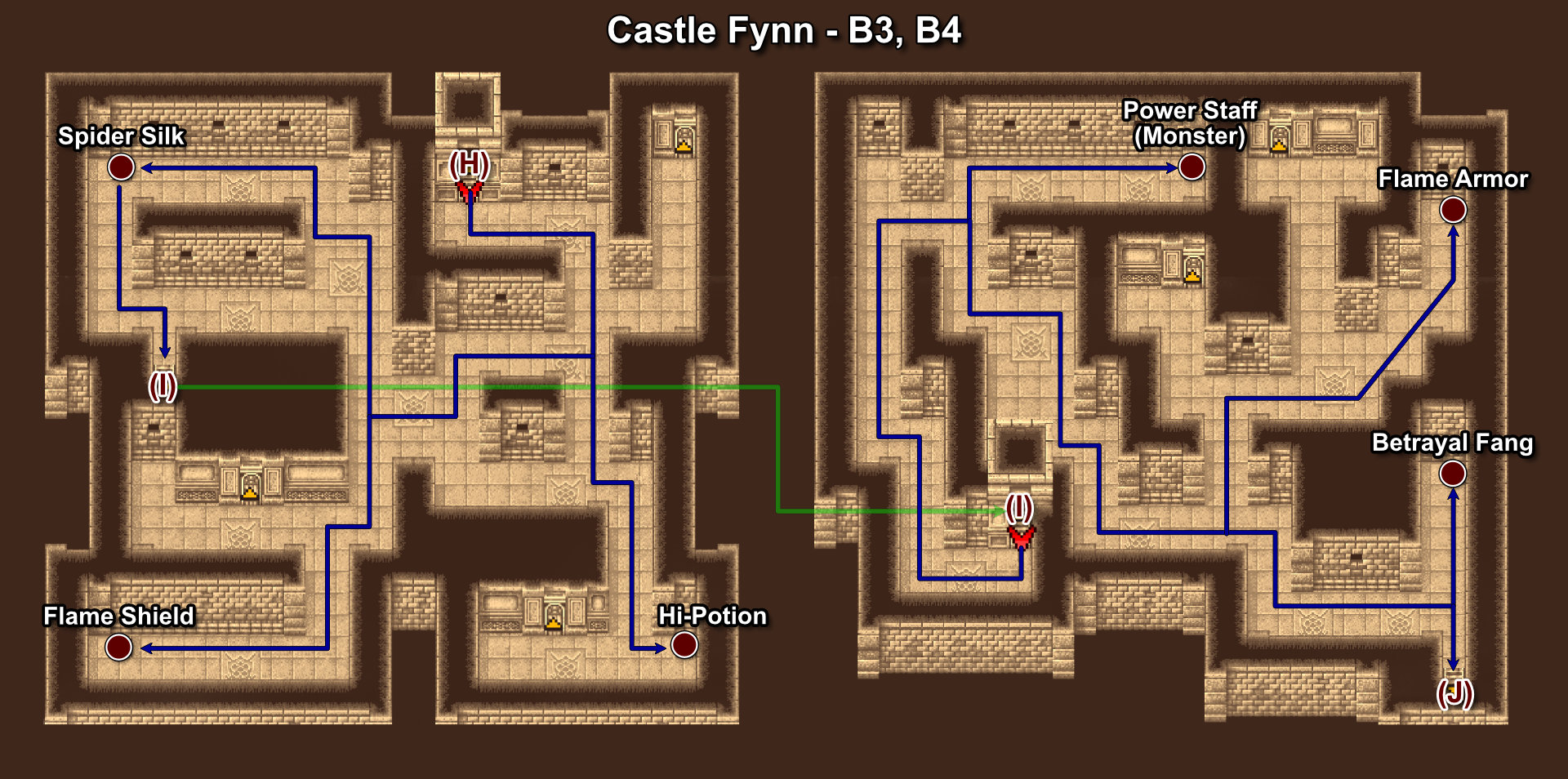 22. Castle Fynn - Basement - Final Fantasy II Pixel Remaster