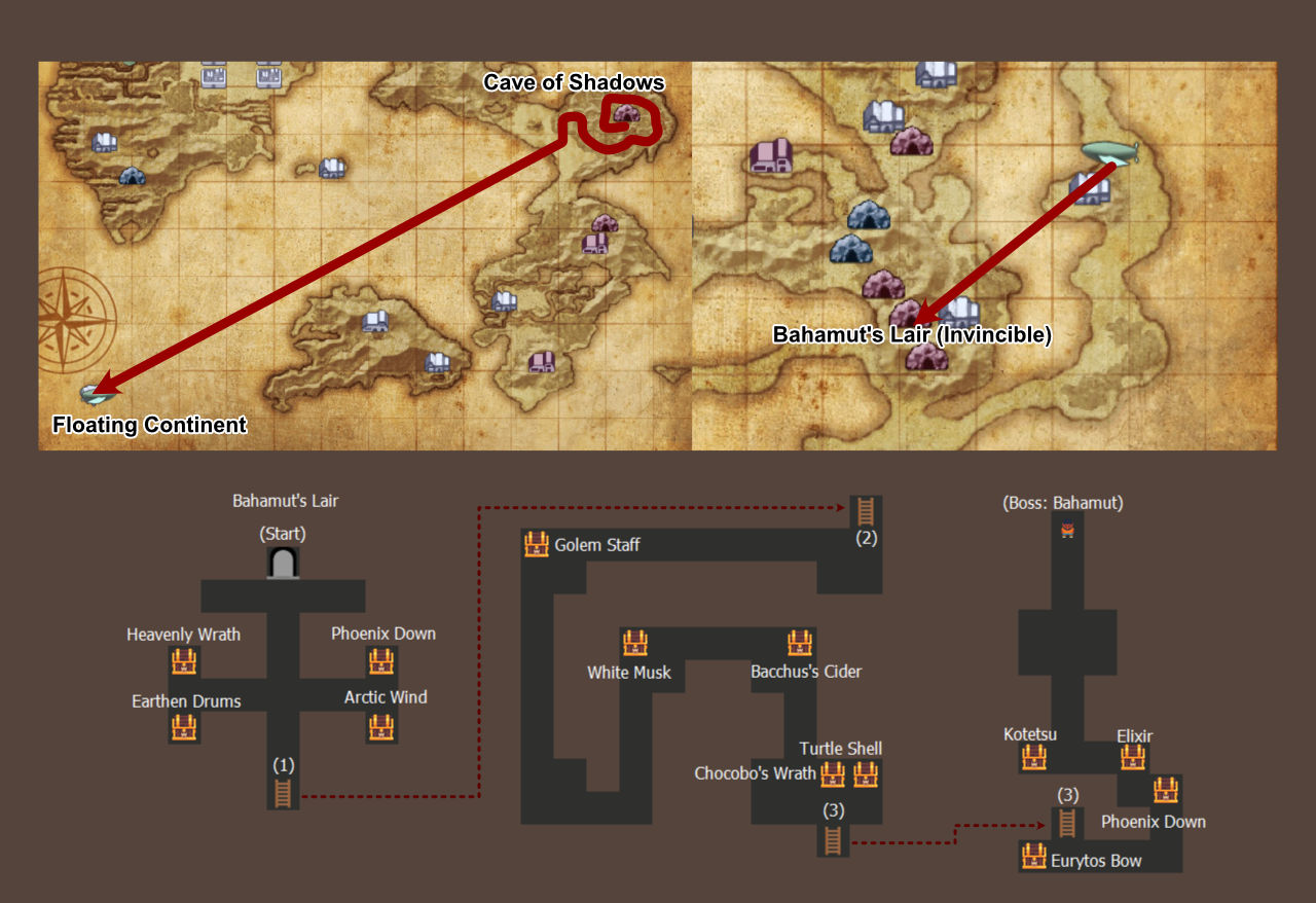35. Bahamut's Lair (Optional) - Final Fantasy III (3D Remake)